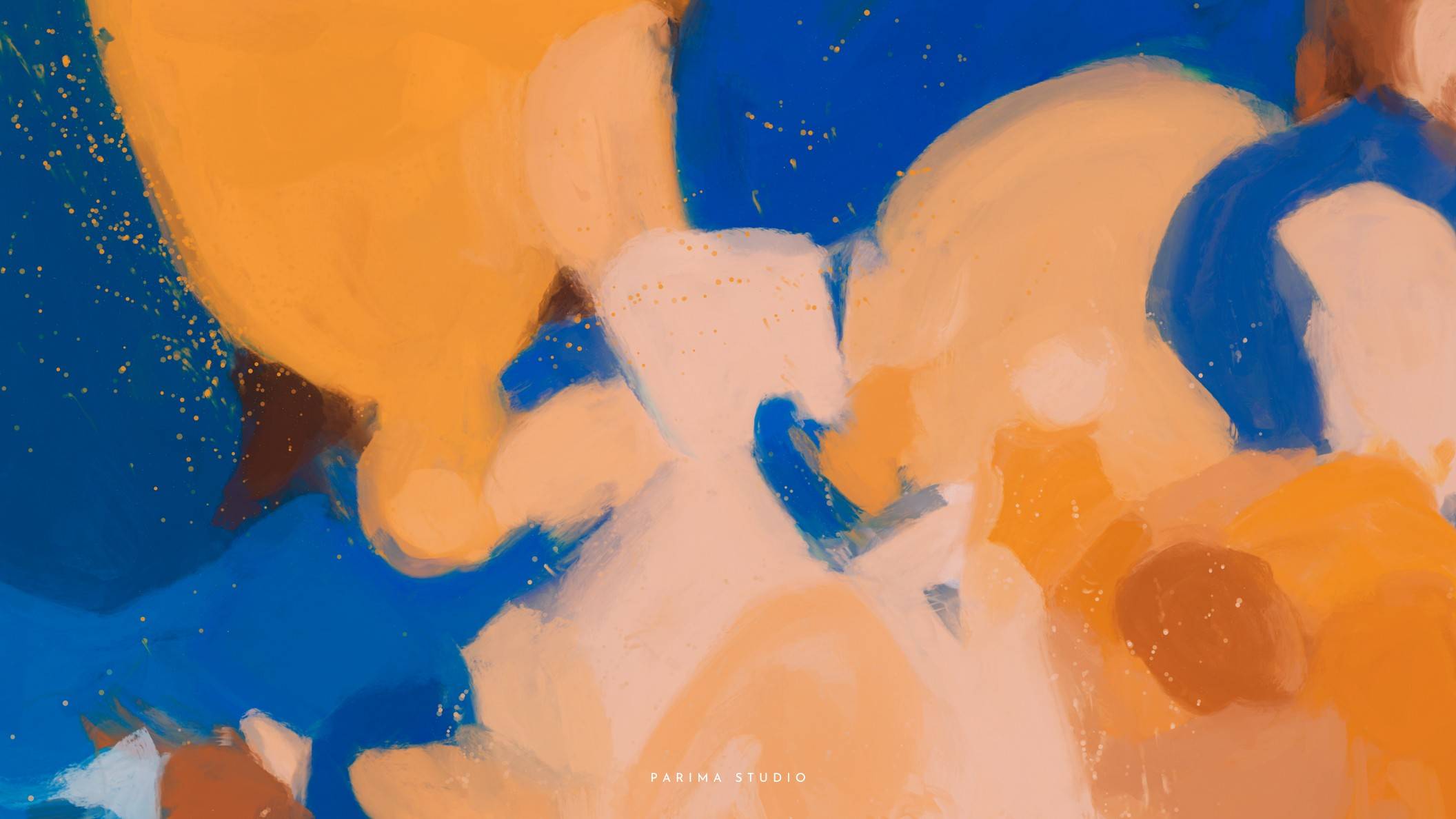 August Calendar and Wallpaper Download – Parima Studio - Abstract Art