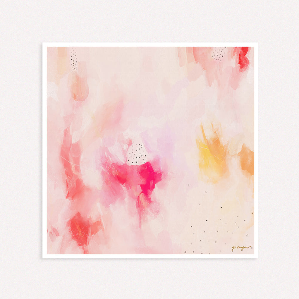 In Pink - Large Abstract Art Print - Limited Edition - Parima Studio