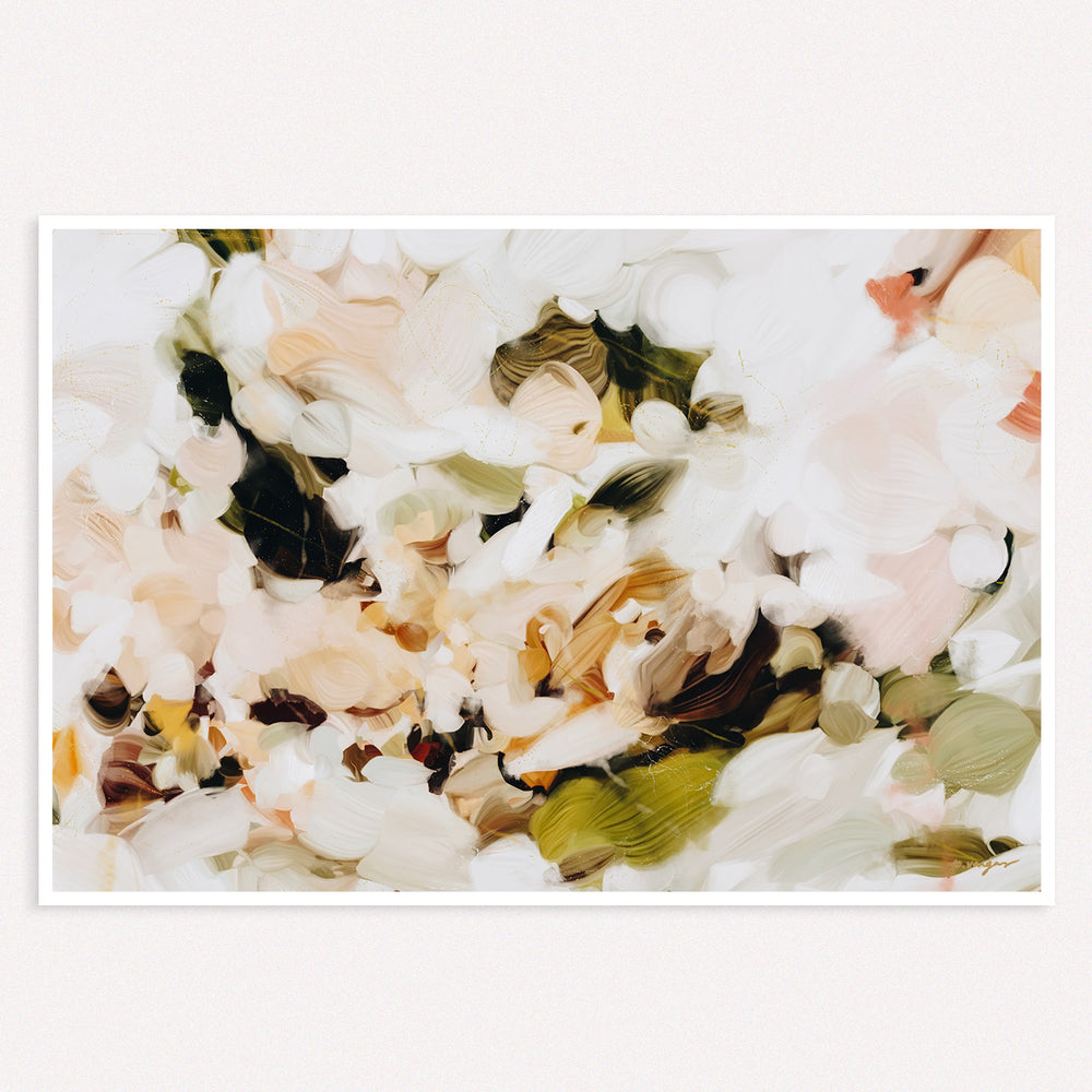 Irving - Large Neutral Abstract Art Print - Wall Art by Parima Studio